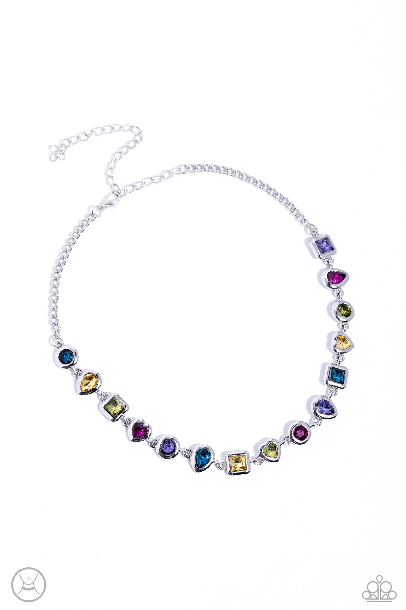 Abstract Admirer - multi - Paparazzi necklace – JewelryBlingThing