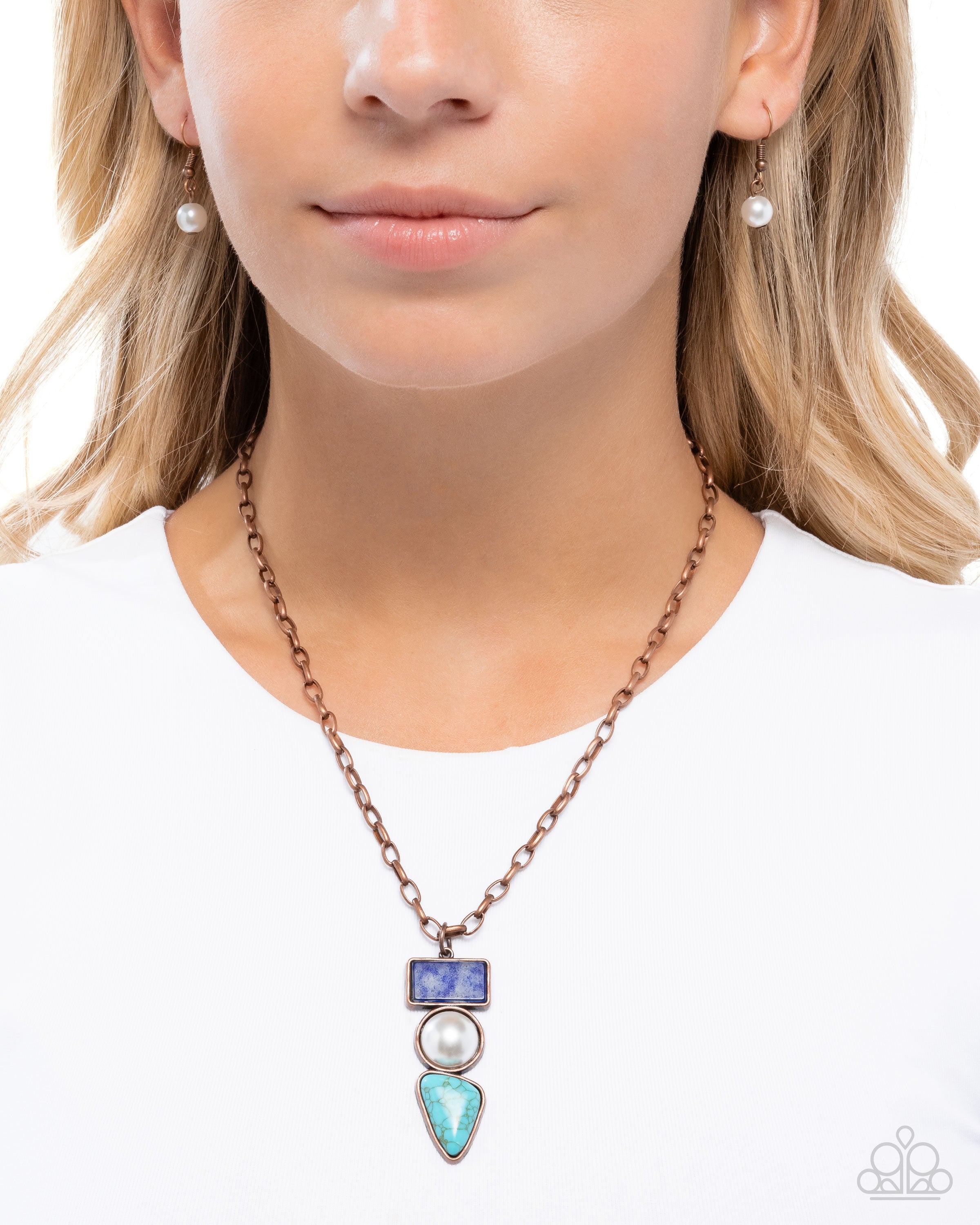 Collecting Character - copper - Paparazzi necklace – JewelryBlingThing