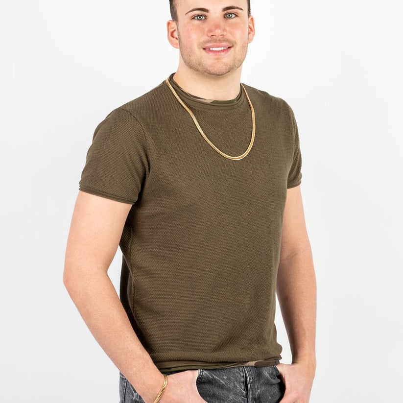 Downtown Defender - gold - Paparazzi MENS necklace – JewelryBlingThing