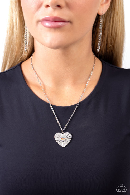 Elevated Embrace - orange - Paparazzi necklace – JewelryBlingThing