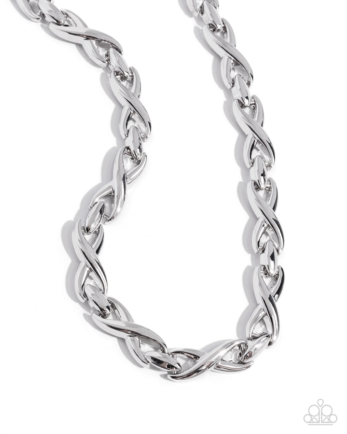 Infinite Influence - silver - Paparazzi necklace – JewelryBlingThing