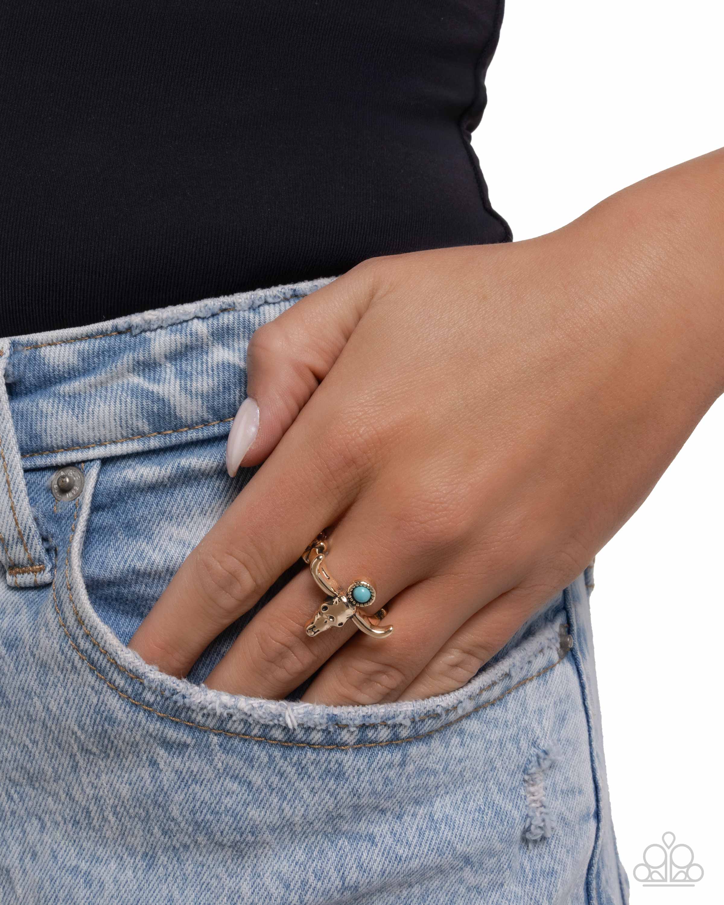 Longhorn Legend - gold - Paparazzi ring – JewelryBlingThing
