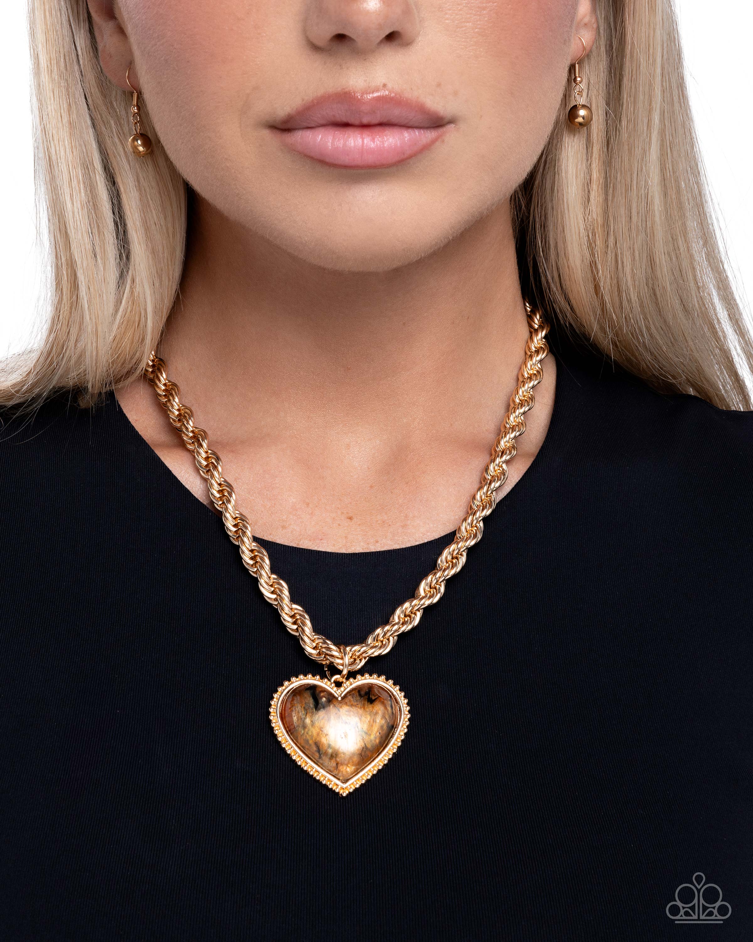 Romantic Rhythm - brown - Paparazzi necklace – JewelryBlingThing