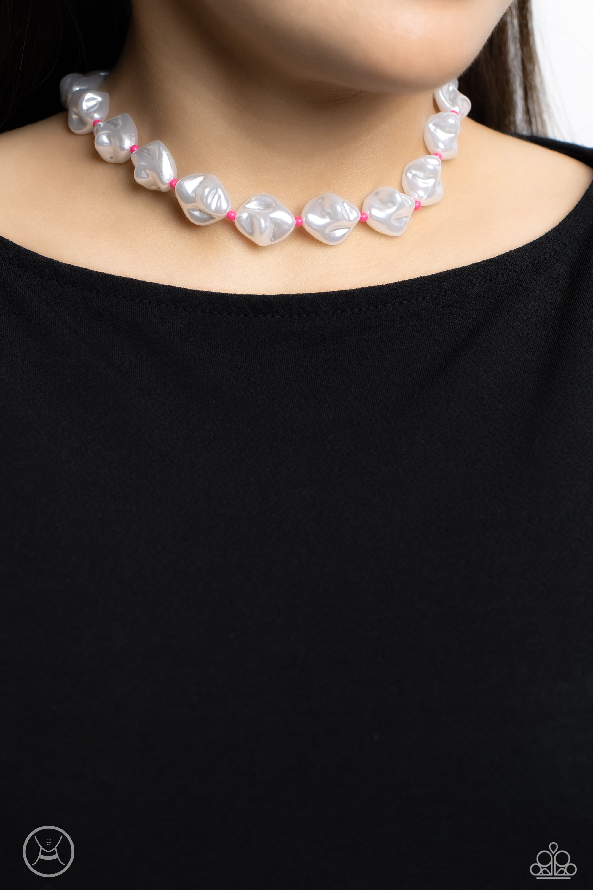 SHORE Enough - pink - Paparazzi necklace – JewelryBlingThing