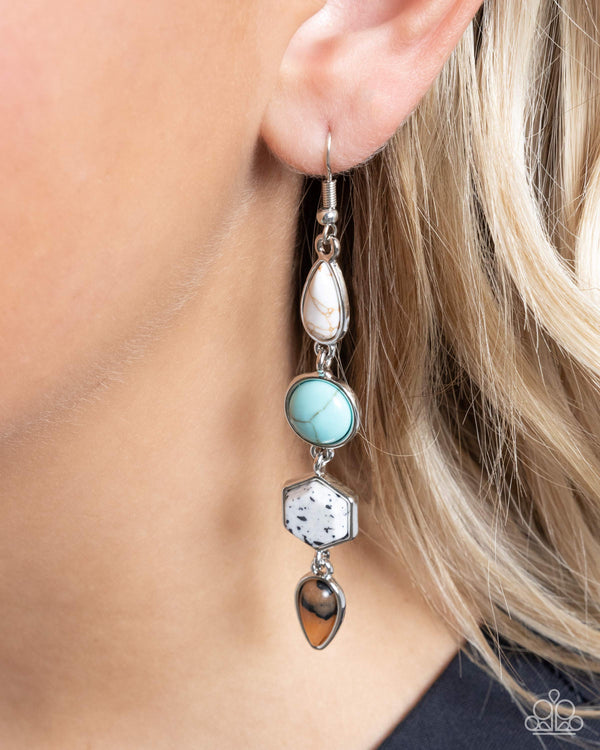 Singular Stones - multi - Paparazzi earrings – JewelryBlingThing