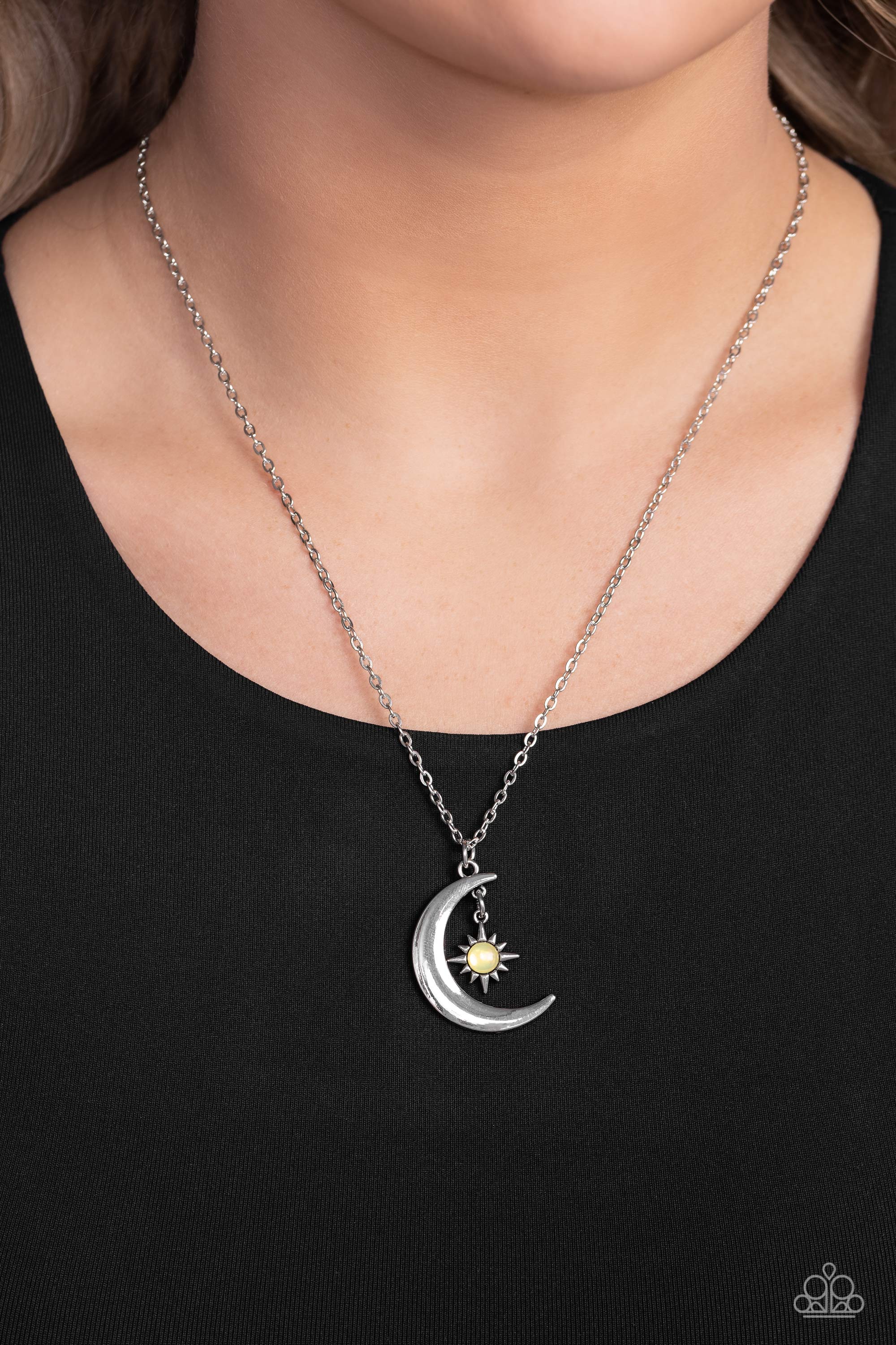 Stellar Sway - yellow - Paparazzi necklace – JewelryBlingThing