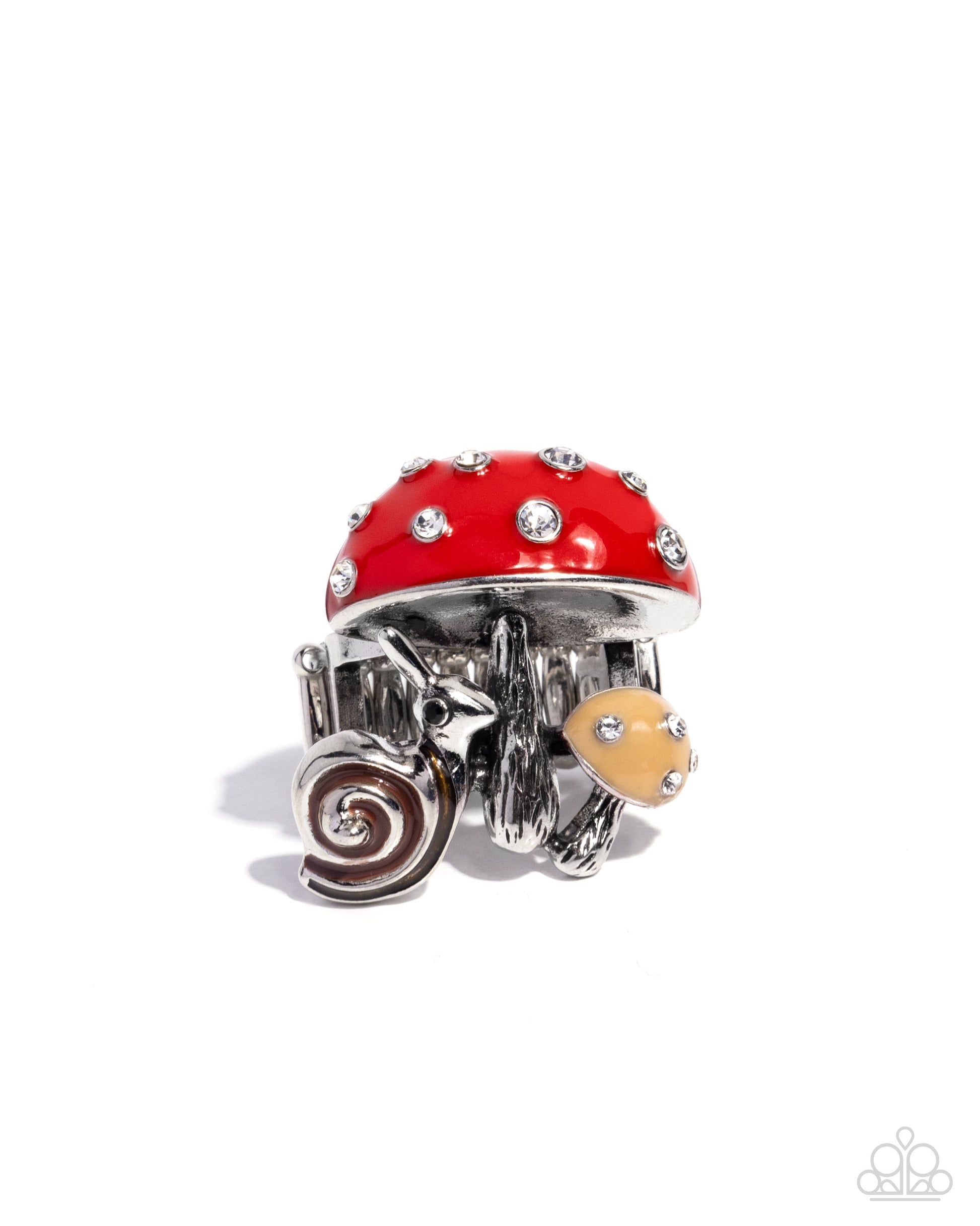 Timeless Toadstool - red - Paparazzi ring – JewelryBlingThing