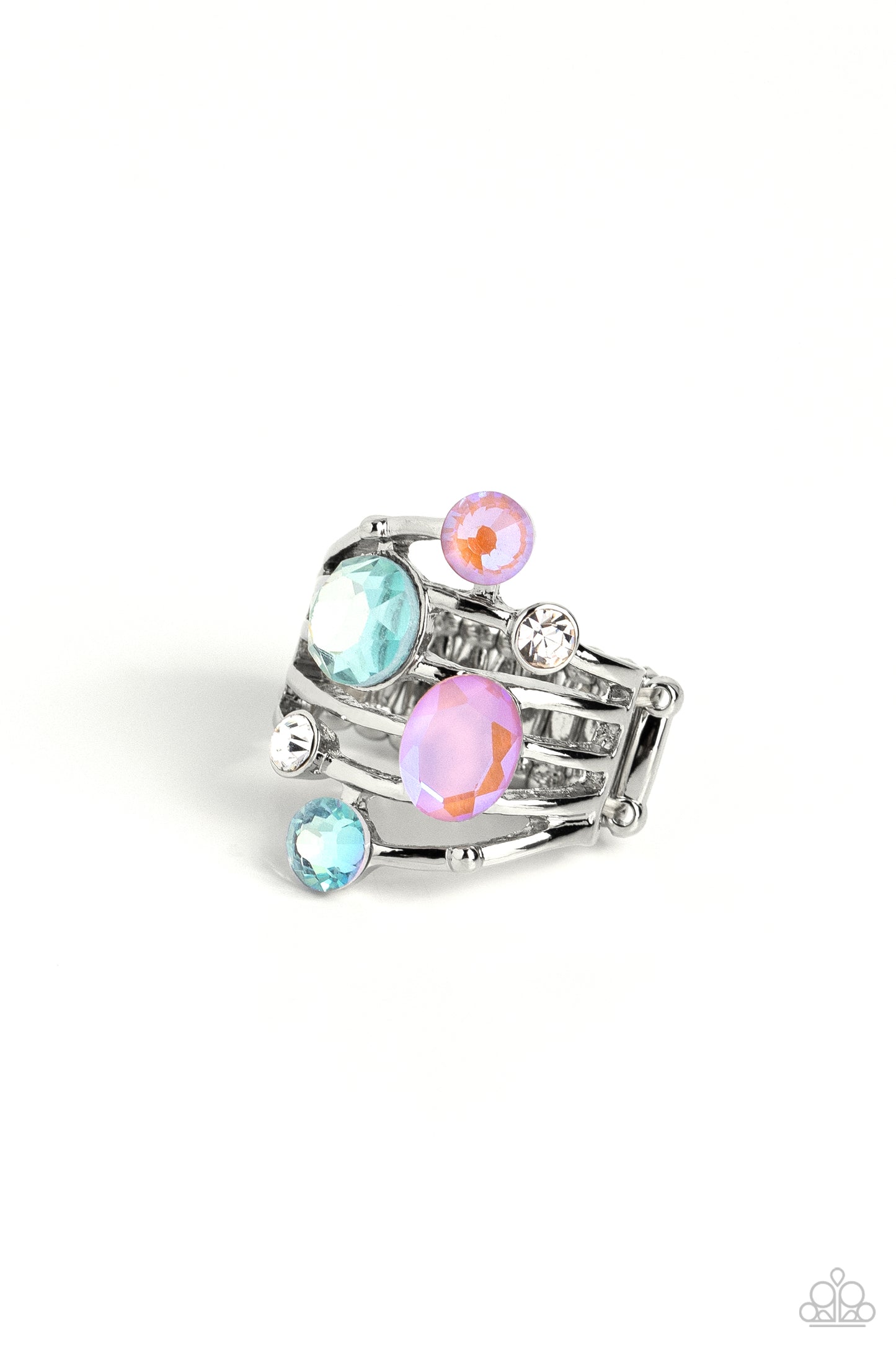Timeless Trickle - blue - Paparazzi ring – JewelryBlingThing