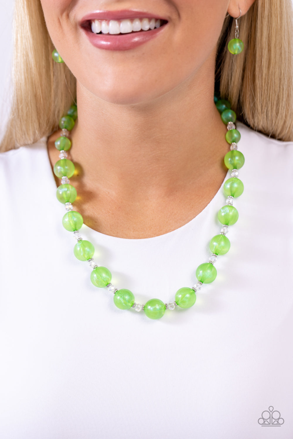 Timelessly Tantalizing - green - Paparazzi necklace – JewelryBlingThing