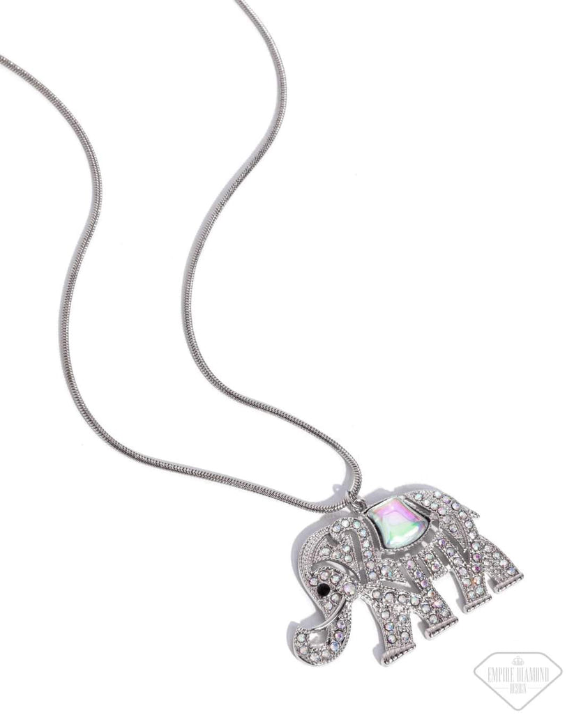 Unforgettable Shimmer - multi - Paparazzi necklace – JewelryBlingThing