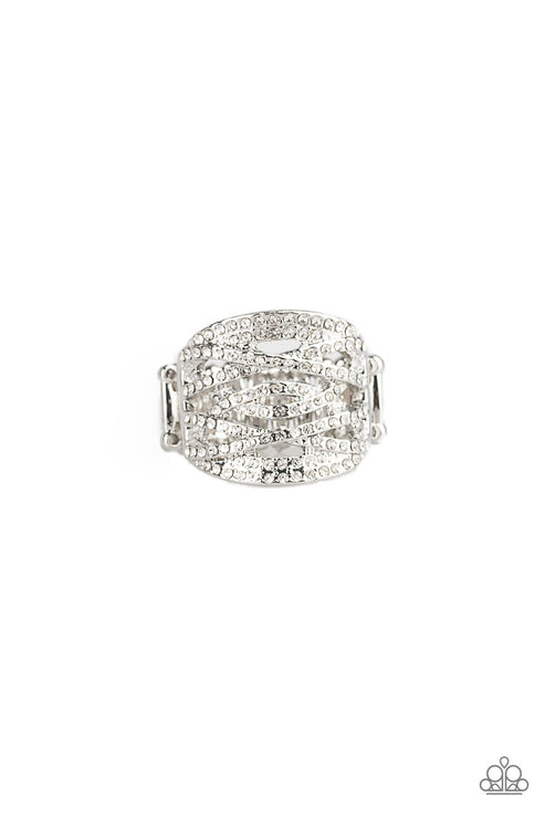 The Money Maker - white - Paparazzi ring – JewelryBlingThing