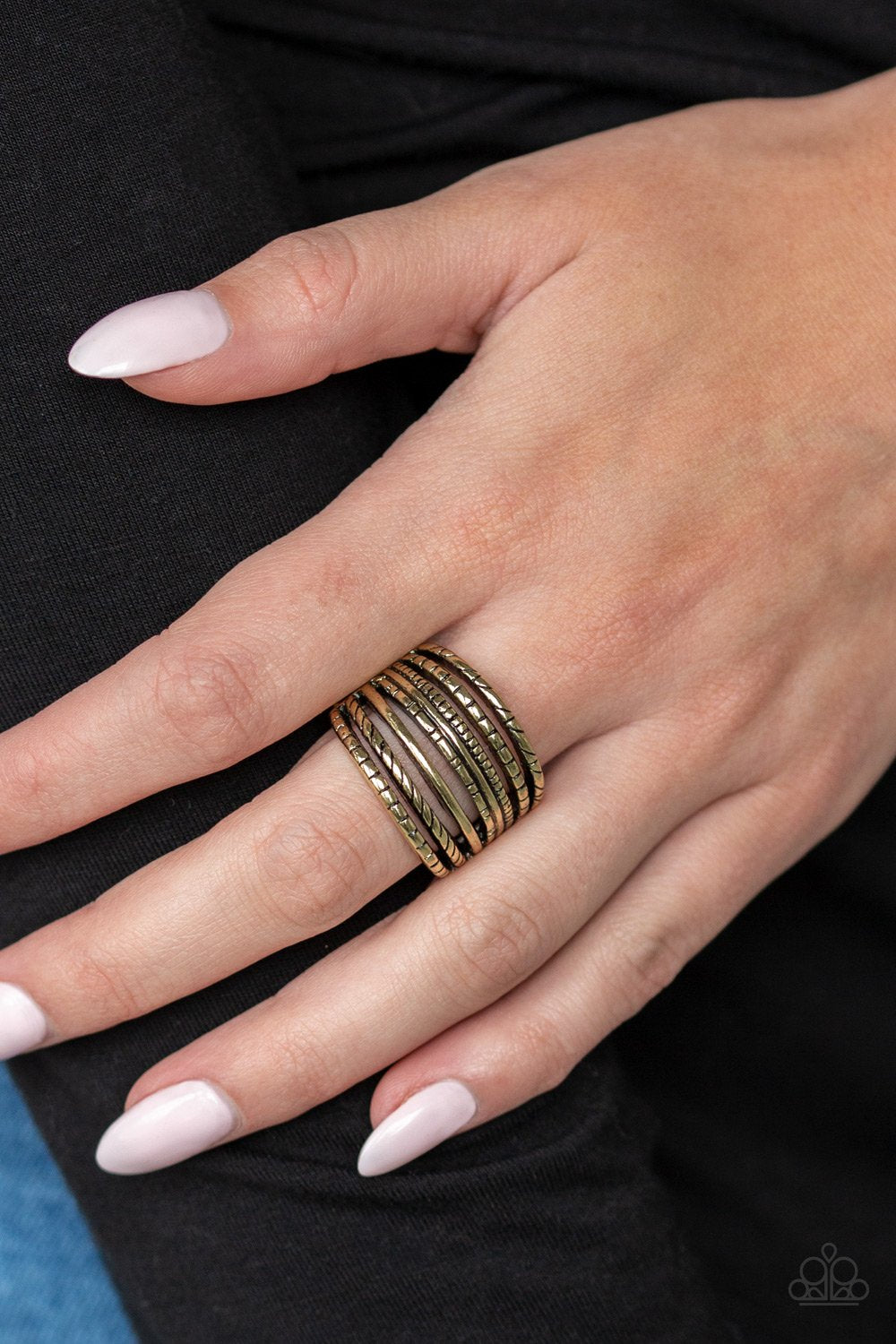Basic Maverick - brass - Paparazzi ring – JewelryBlingThing