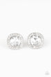 Bling Tastic! - white - Paparazzi earrings – JewelryBlingThing