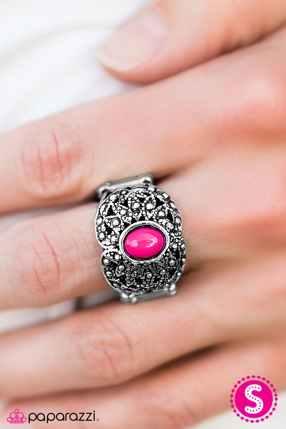 Color Burst - Pink - Paparazzi ring – JewelryBlingThing