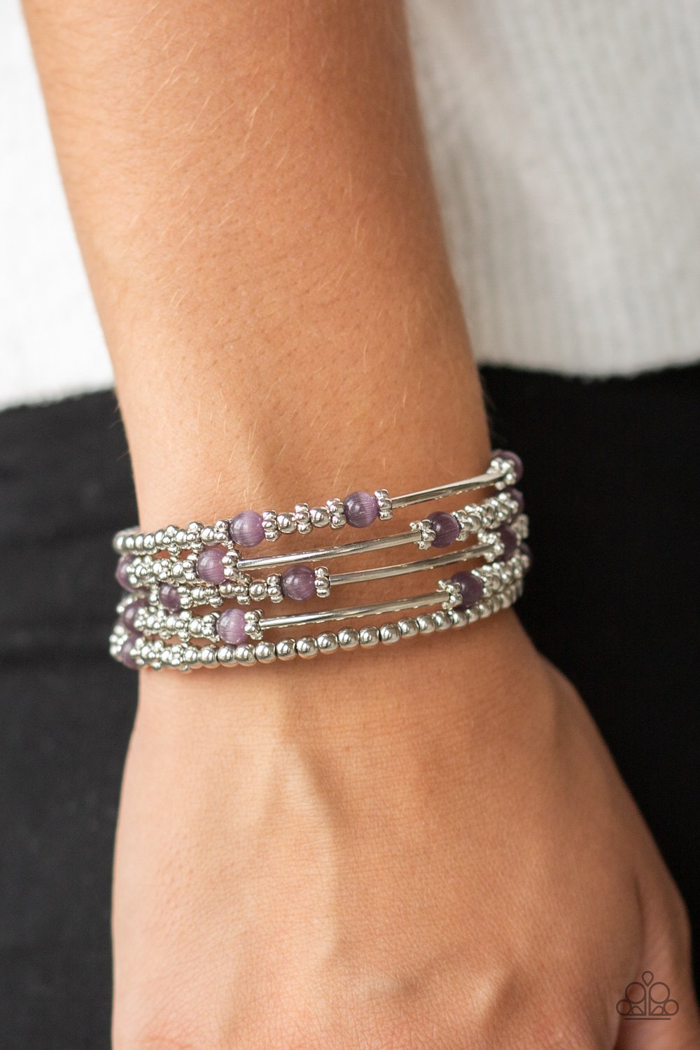 Colorful Charisma - purple - Paparazzi bracelet – JewelryBlingThing