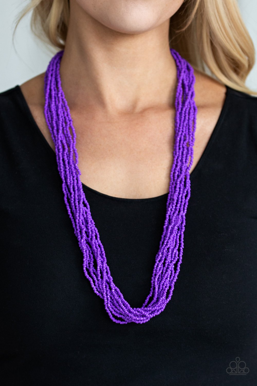 Congo Colada - purple - Paparazzi necklace – JewelryBlingThing