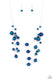Cosmic Real Estate - blue - Paparazzi necklace – JewelryBlingThing