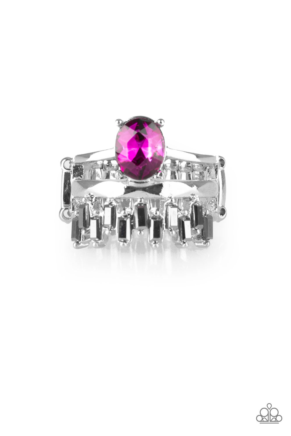 Crowned Victor - pink - Paparazzi ring – JewelryBlingThing