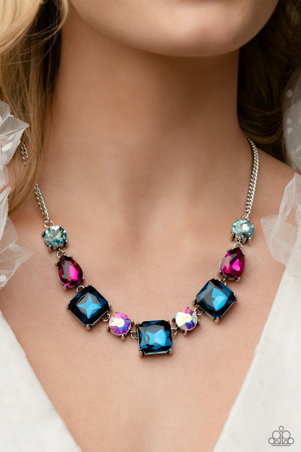 Elevated Edge - multi - Paparazzi necklace – JewelryBlingThing