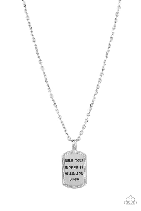 Empire State of Mind - silver - Paparazzi necklace – JewelryBlingThing