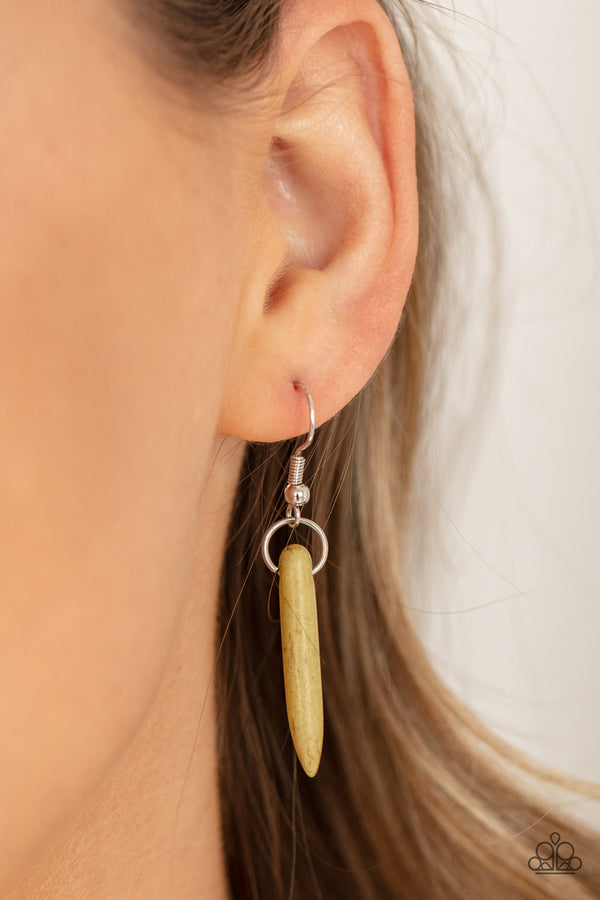 Exotic Edge - green - Paparazzi necklace – JewelryBlingThing