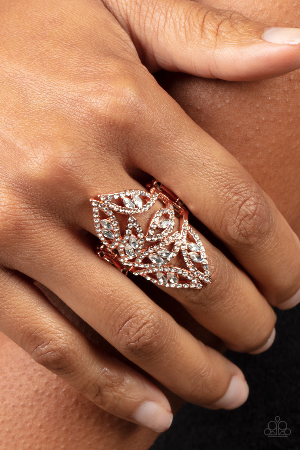 Fiery Foliage - copper - Paparazzi ring – JewelryBlingThing