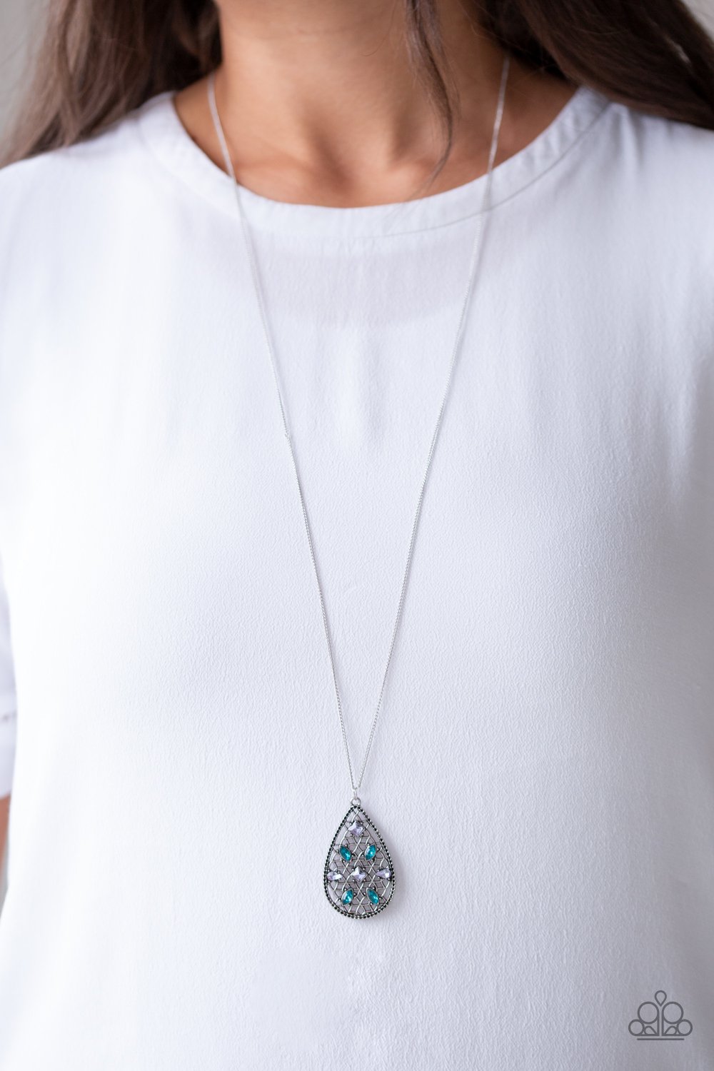 Gala Glimmer - multi - Paparazzi necklace – JewelryBlingThing