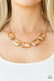 Heard It On The HEIR-Waves - gold - Paparazzi necklace – JewelryBlingThing