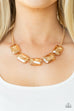 Heard It On The HEIR-Waves - gold - Paparazzi necklace – JewelryBlingThing