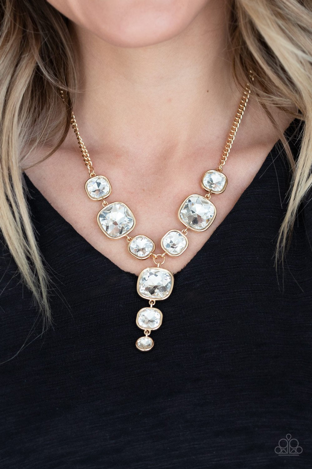Legendary Luster - gold - Paparazzi necklace – JewelryBlingThing