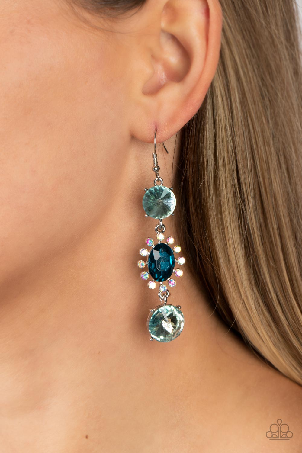 Magical Melodrama - blue - Paparazzi earrings – JewelryBlingThing