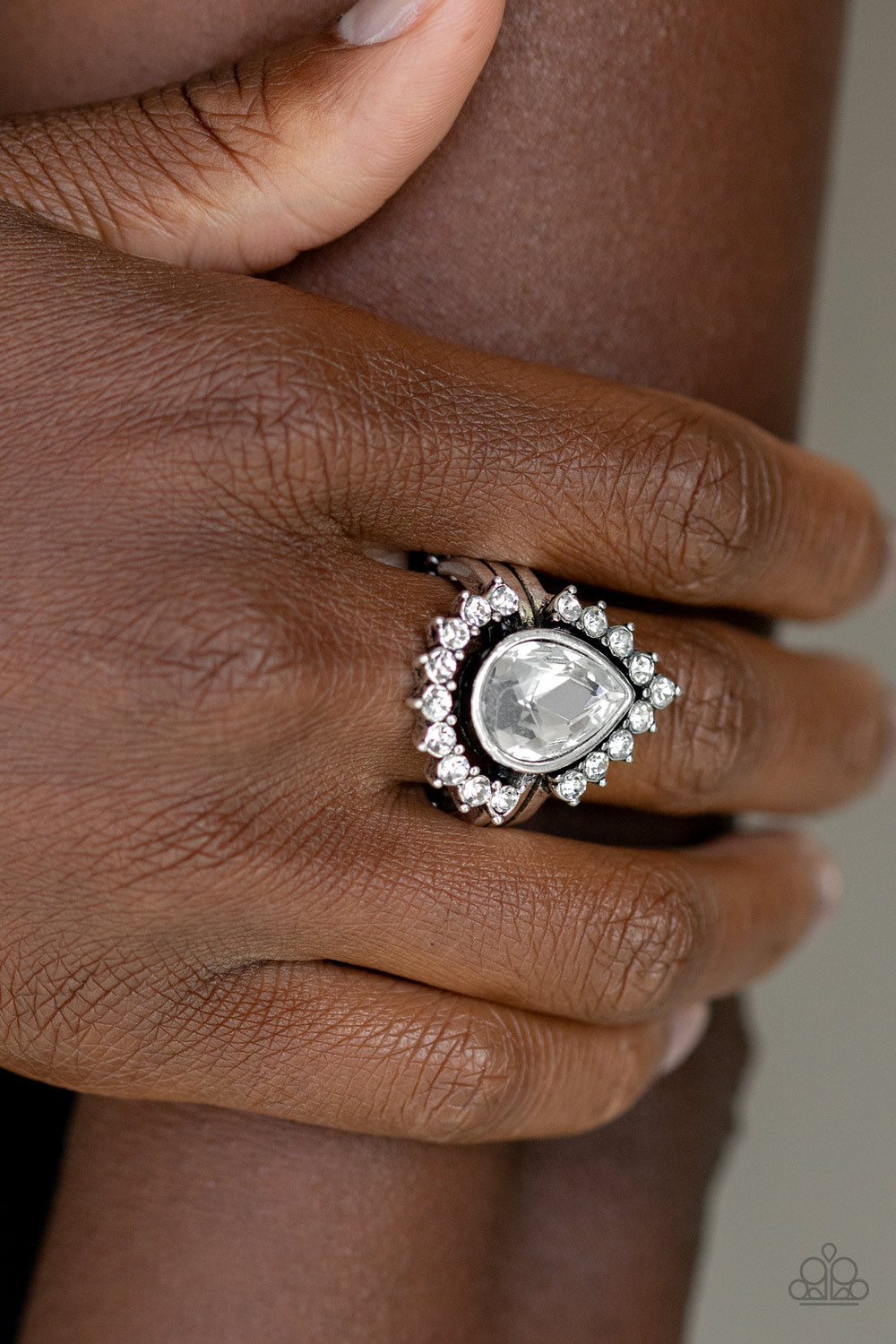 Make Your TRADEMARK - white - Paparazzi ring – JewelryBlingThing