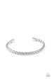 Metalhead Medley - silver - Paparazzi mens bracelet – JewelryBlingThing