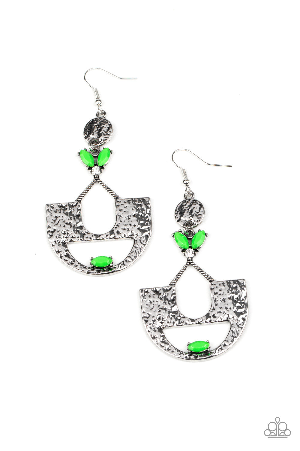 Modern Day Mecca - green - Paparazzi earrings – JewelryBlingThing