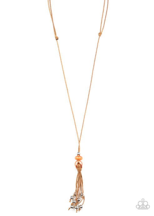 Ocean Child - orange - Paparazzi urban necklace – JewelryBlingThing