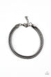One-Two Knockout - black - Paparazzi mens bracelet – JewelryBlingThing