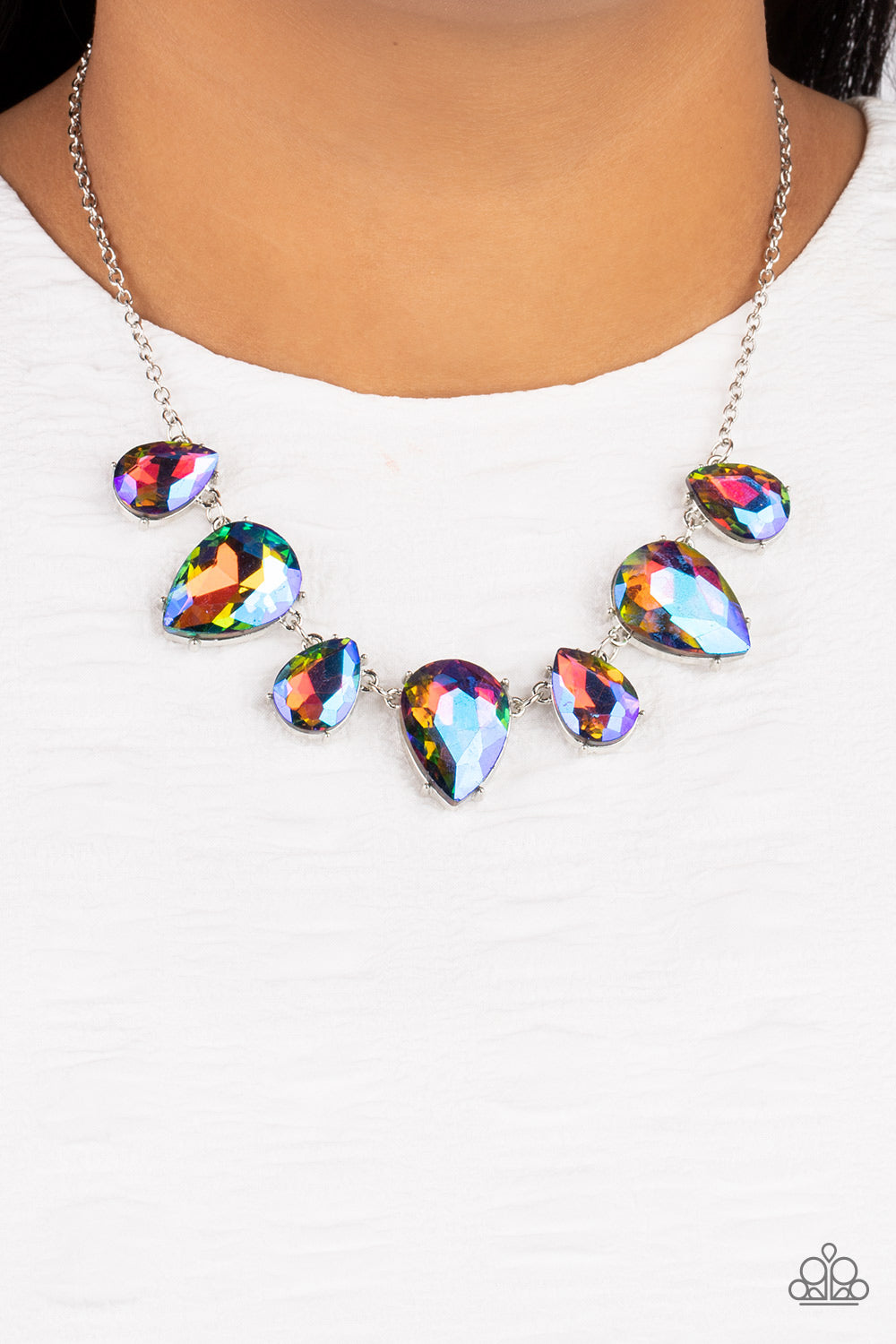 Otherworldly Opulence - multi (blue) - Paparazzi necklace ...