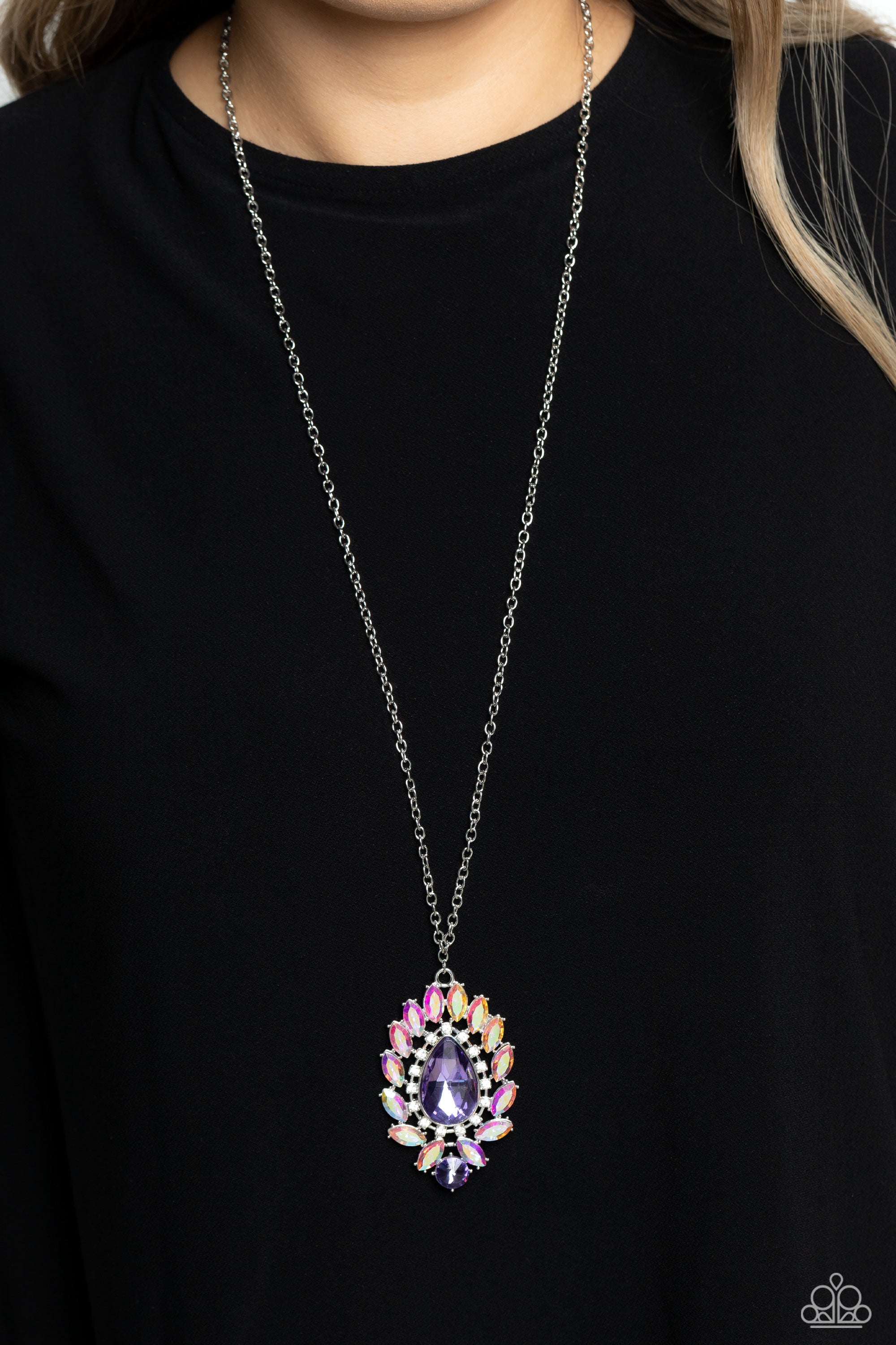 Over the TEARDROP - purple - Paparazzi necklace – JewelryBlingThing
