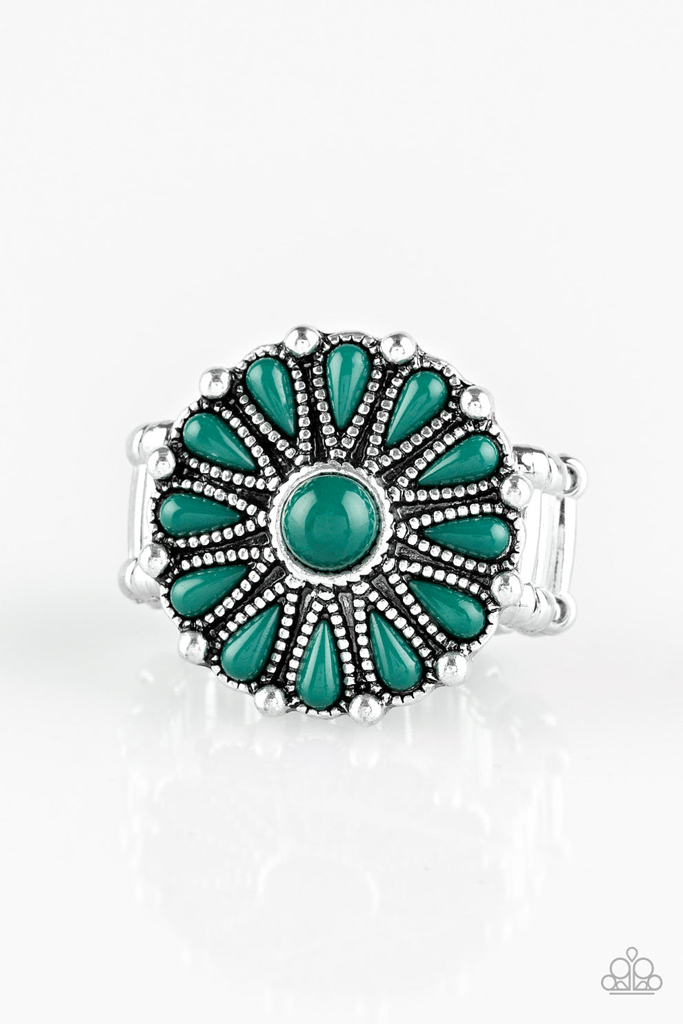 Poppy POP-tastic - green - Paparazzi ring – JewelryBlingThing