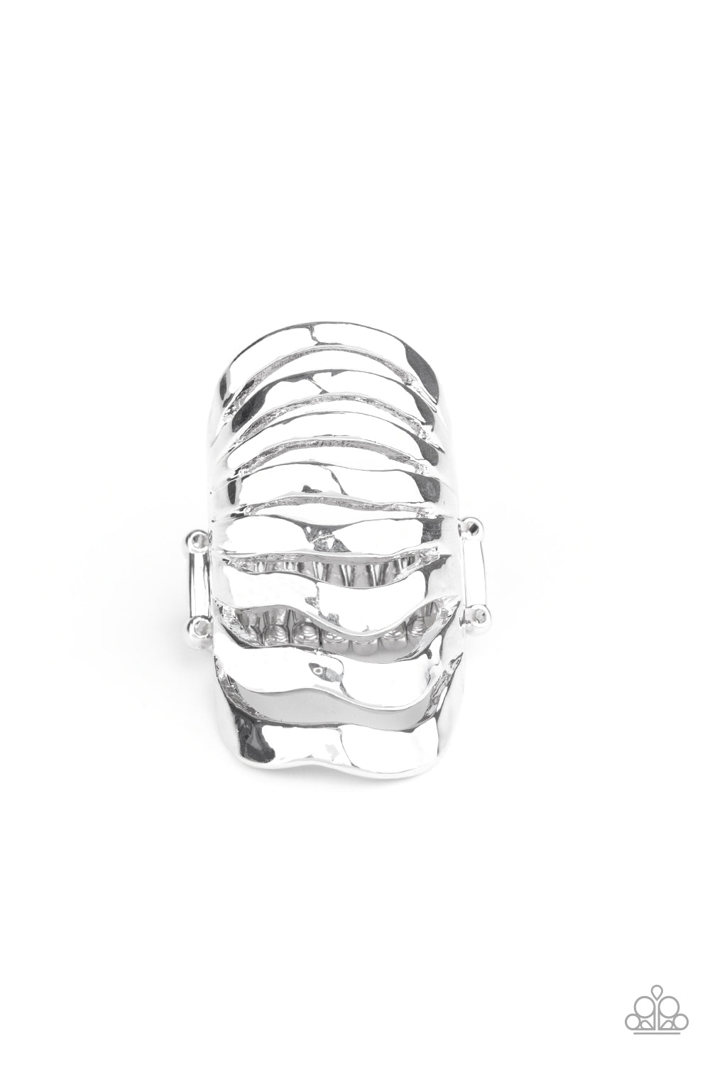 Sound Waves - silver - Paparazzi ring – JewelryBlingThing