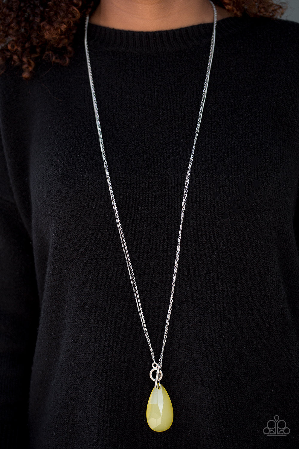 Spring Storm - yellow - Paparazzi necklace – JewelryBlingThing