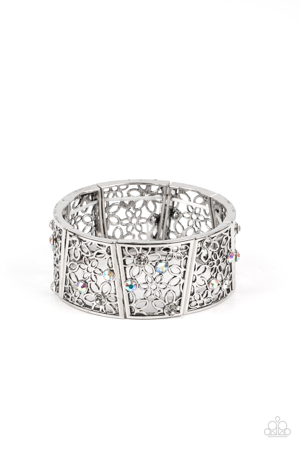 Spring Greetings - white - Paparazzi bracelet – JewelryBlingThing