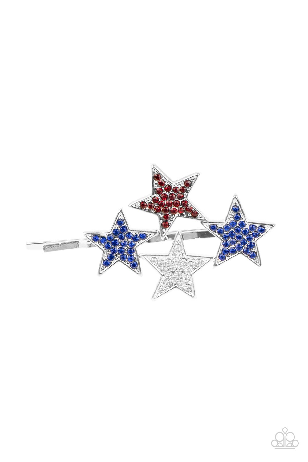 Stellar Celebration - blue - Paparazzi hair clip – JewelryBlingThing