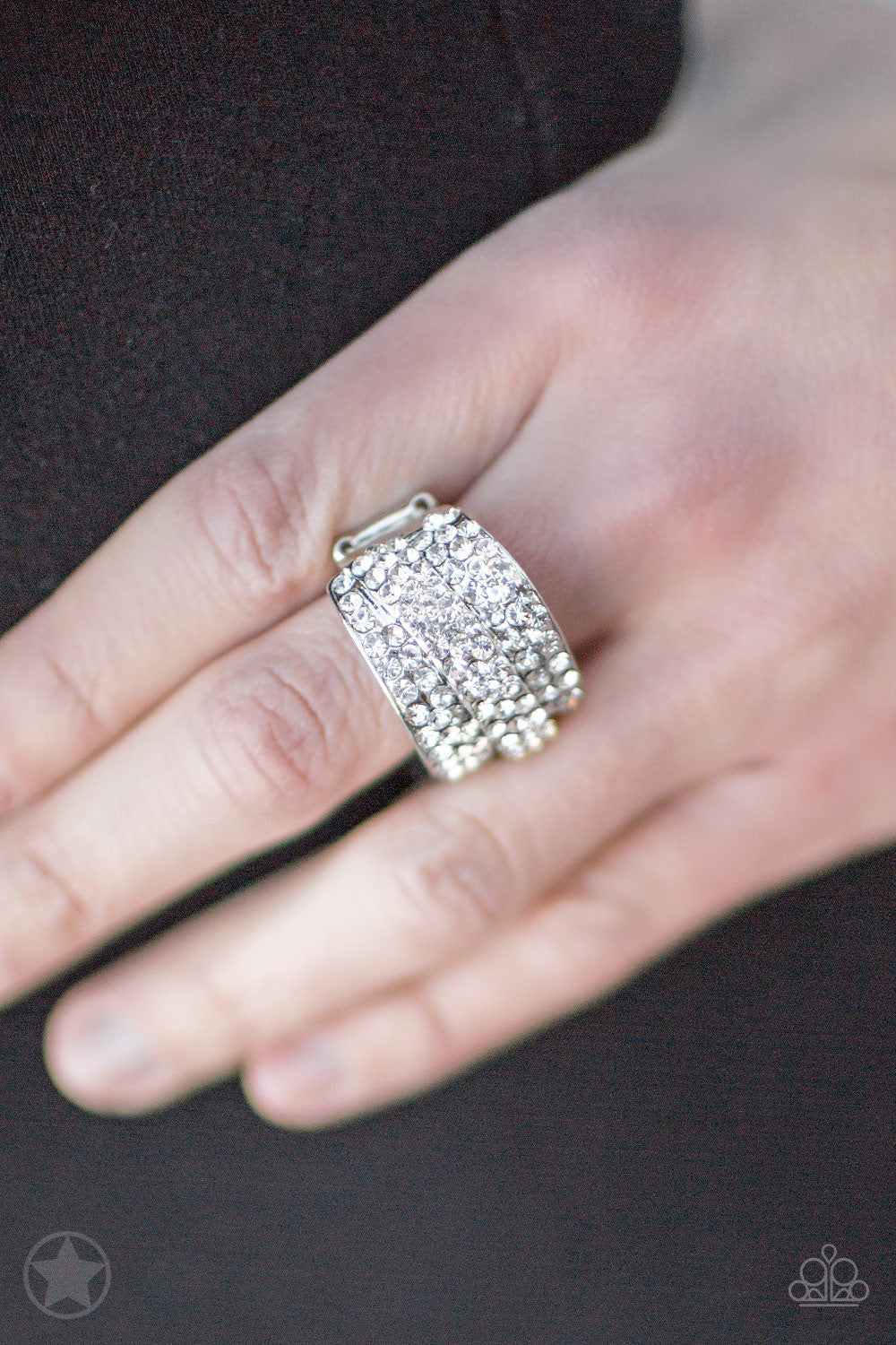 The Millionaires Club - white - Paparazzi ring – JewelryBlingThing
