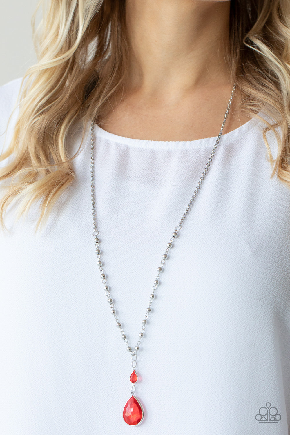 Titanic Splendor - red - Paparazzi necklace – JewelryBlingThing