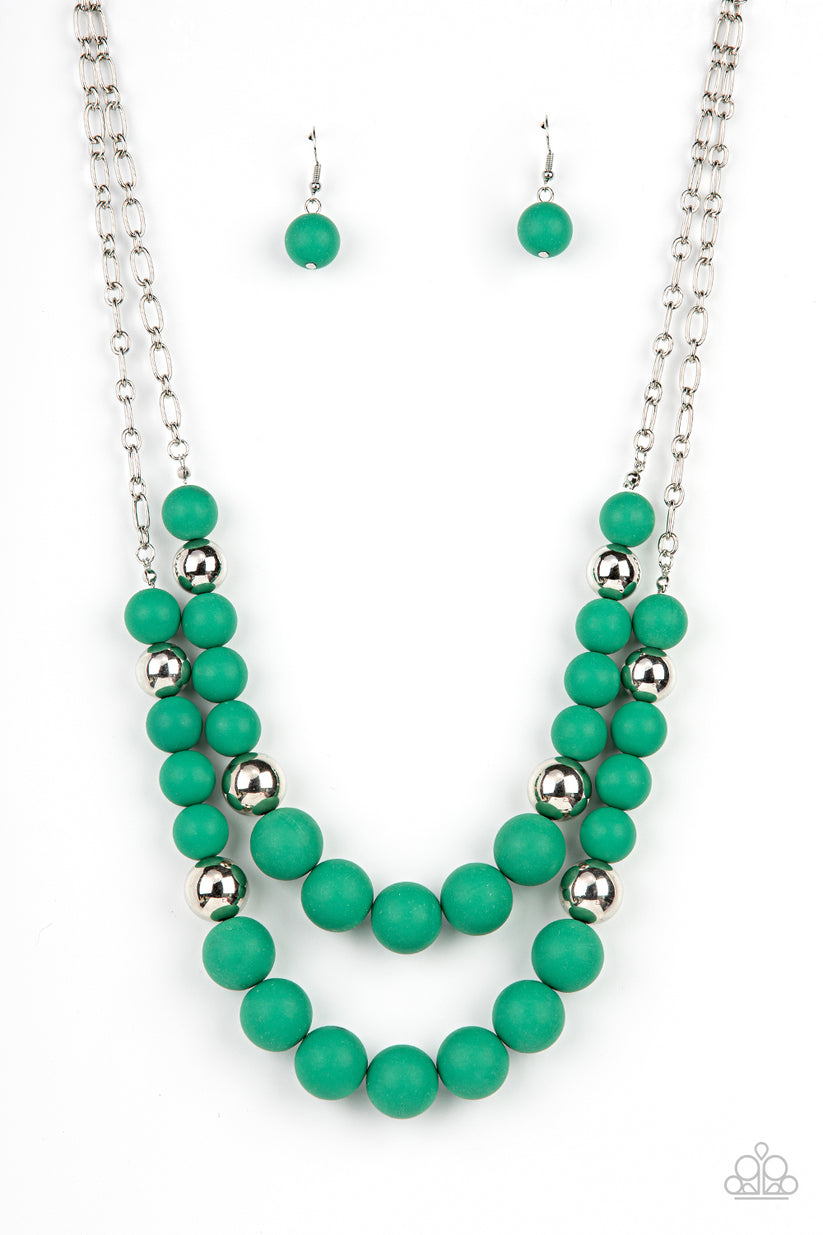Vivid Vanity - green - Paparazzi necklace – JewelryBlingThing
